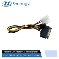 China SATA 15 Pin to 4 Pin Molex and 6 Pin PCIe Power Adapter Cable 18 AWG 300V for sale