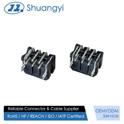 China Micro Fit 3.0 2x3 Pin Header Connector 3.00mm Pitch Side Entry PCB Power Signal Interface for sale