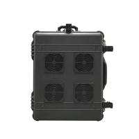 China High Power 8 Channel Handcart Style Portable Frequency Jammer With Frequency Range 2.4GHz 5.8GHz for sale