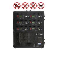 China High Power 8 Channel Handcart Style Portable Frequency Jammer With Frequency Range 2.4GHz 5.8GHz for sale