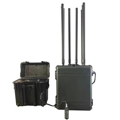 China 10kg Drone Jamming Equipment Long Range 3000m Coverage Remote Control Wired Panel for sale