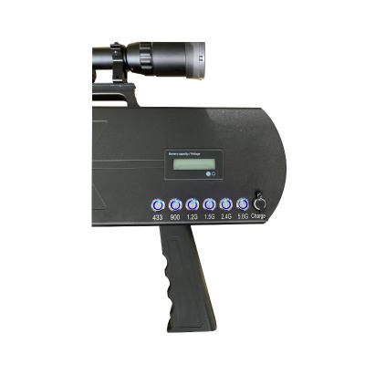 China 80W Portable Drone Signal Jammer Gunshape Up To 1000 Meters Range for sale