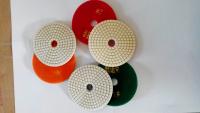 China 3 Step Dry Diamond Polishing Pads For Concrete / Marble Floor for sale