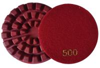 China Diamond Resin Pad 4 Inch Floor Wet Diamond Resin Grinding Pads for sale