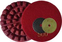 China Diamond Resin Pad 4 Inch Floor Wet Diamond Resin Grinding Pads for sale