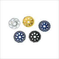 China ISO 9001 4 Inch Wheel Cup Diamond Grinding Disc With Heat / Wear Resistance for sale