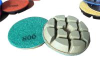 China 3 Inch Diamond Marble Resin Pads 800# For Concrete Granite Stone Floor for sale