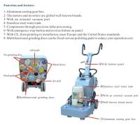 China 600mm Concrete Floor Grinder For Single Phase 220V Floor Grinding Machine for sale