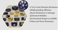 China 30 # 50# 100# 150# 300# Diamond Concrete Floor Grinding Disc With 3 Inch 4 Inch for sale