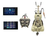 China Walking And Monitor Advanced Terrazzo Floor Grinding Machine Remote Control for sale