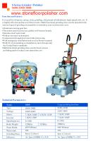 China Dia Cast 600mm Stone Concrete Floor Grinder 220V Single Phase 10HP for sale