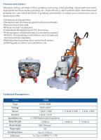 China 7.5KW Powerful Aluminum Die Cast Terrazzo Floor Polisher / Grinder Single Phase for sale