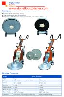 China Electric Floor Polishing Machine , High Marble Electric Floor Burnisher for sale