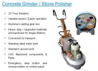 China Artificial Stone Floor Grinding Machine Work Width 65cm High Efficiency for sale