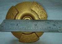 China Fan 3 Segment Diamond Grinding Disc , Alloy Metal Concrete Grinding Wheel for sale