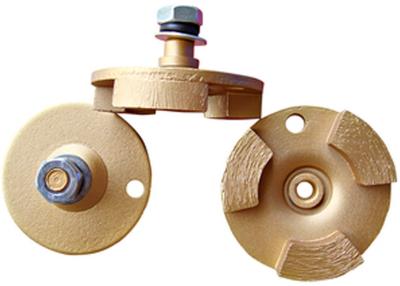 China Fan 3 Segment Diamond Grinding Disc , Alloy Metal Concrete Grinding Wheel for sale