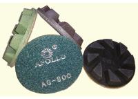 China High Performance 3'' Hard Diamond Ceramic Polishing Pads For Stone Processing for sale
