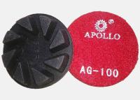 China High Performance 3'' Hard Diamond Ceramic Polishing Pads For Stone Processing for sale