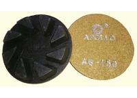 China High Performance 3'' Hard Diamond Ceramic Polishing Pads For Stone Processing for sale