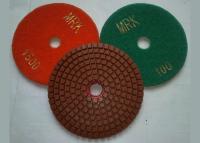 China 100mm 4 Inch Diamond Wet Resin Polishing Pads High Efficient disc for sale