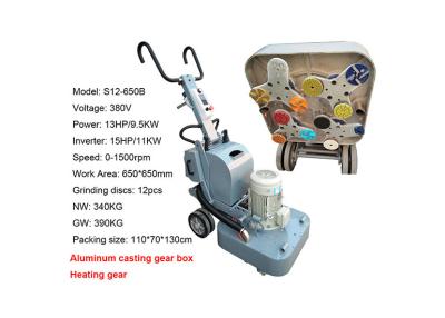 China 11KW 12 Heads Granite Concrete Floor Grinder 1500RPM 30L Water Tank for sale