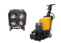 China 12pcs 10HP Multihead Marble Floor Polisher With Vacuum Port for sale