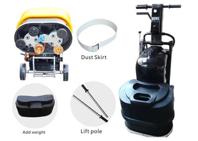 China Yellow One Phase Dry Concrete Polishing Machine 4KW 5.5HP 1500rpm for sale