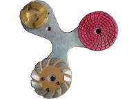 China Double Discs Stone Floor Polisher / Terrazzo Floor Grinder With Single Phase for sale