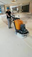 China Concrete Grinder Machine With Motor Inverter 12 Heads 550MM for sale