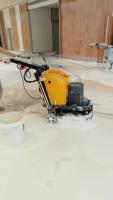 China Terrazzo Polisher With Adjustable Rubber Dust Shroud 12 Heads 550MM for sale