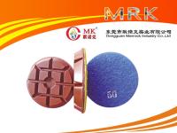China 3 Inch Hard Diamond Marble / Granite Stone Polishing Pads 12.5mm Thick for sale