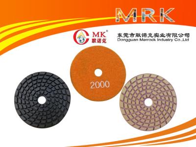 China 5.2mm Wet / Dry Diamond Polishing Pads For Concrete / Terrazzo Polisher for sale