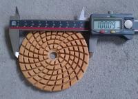 China Flexible 4 Inch Granite Marble Diamond Polishing Pads For Floor Machine for sale