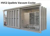 China Mushroom Vacuum Cooling Machine / 2 Pallets Fruit Vegetable hydro Vacuum Coolers for sale