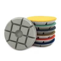 China Diamond Resin Dry/Wet Flexible Polishing Pad for Granite/Marble/Concrete/Engineer Stone/Quartz for sale