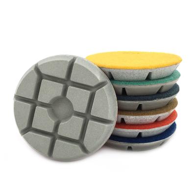 China Diamond Resin Dry/Wet Flexible Polishing Pad for Granite/Marble/Concrete/Engineer Stone/Quartz for sale