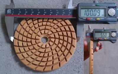 China Merrock Wet Dry Diamond Polishing Pads ISO9001 Approval for sale