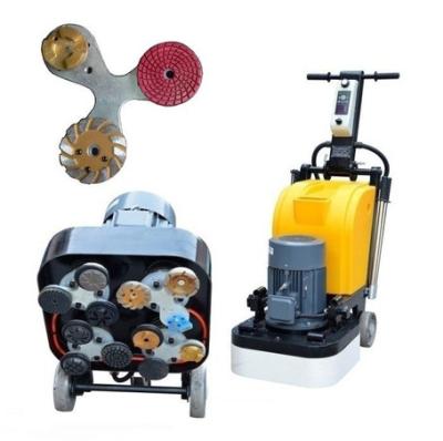 China Dry and Wet Polishing Cement Grinder 510MM Working Width 12 Heads for sale