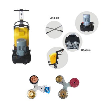 China 11HP 380V 4 Heads Granite Floor Polisher With Inverter for sale
