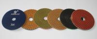 China 4 Inch Apollo Marble / Granite Diamond Resin Pads Wet And Dry Type for sale