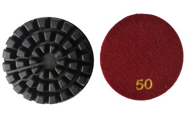China 4 Inch Diamond Polishing Pad Floor Wet Resin Grinding 3000 Grit for sale