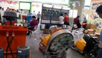 China Planetary System Marble Stone Floor Polisher Single Phase 12 Heads for sale