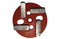 China Shoe Segment Diamond Grinding Disc Metal Bond Concrete Plate for sale