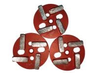 China Shoe Segment Diamond Grinding Disc Metal Bond Concrete Plate for sale