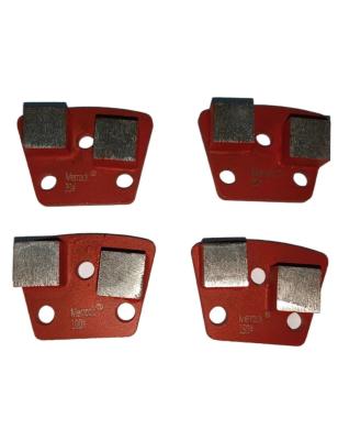 China Metal Bond Diamond Concrete Grinding Plate Two Teeth Machine For Floor for sale