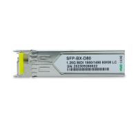 China Cisco Compatible 1.25GBASE BiDi SFP Transceiver 80km 1550nm TX 1490nm RX LC Single Mode for sale