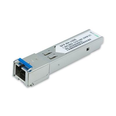 China Juniper Compatible 1.25GBASE BiDi SFP Transceiver SC 20km SMF 1310nm TX 1490nm RX for sale