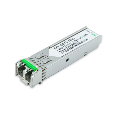 China 1550nm 1.25G SFP 120km Duplex LC SMF Transceiver Module Cisco Compatible for sale