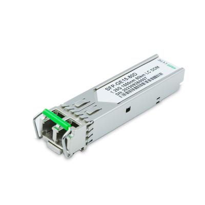 China Cisco Compatible 1.25GBASE SFP Transceiver 1550nm 80km Duplex LC SMF for sale