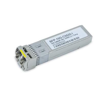 China 10GBASE SFP+ CWDM Transceiver 1270nm-1610nm 20km Industrial Temp Duplex LC SMF Module for sale